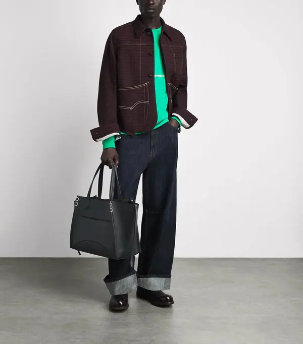 JW Anderson Leather Loafer Cabas Tote Bag