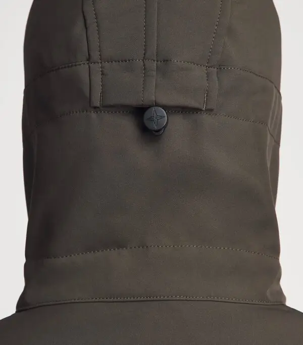 Stone Island Light Soft Shell-r Hooded Jacket