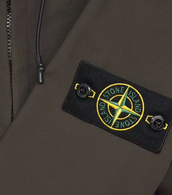 Stone Island Light Soft Shell-r Hooded Jacket