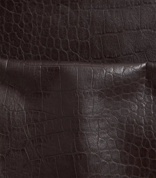 Wolford Croc-effect Faux-leather Mini Skirt