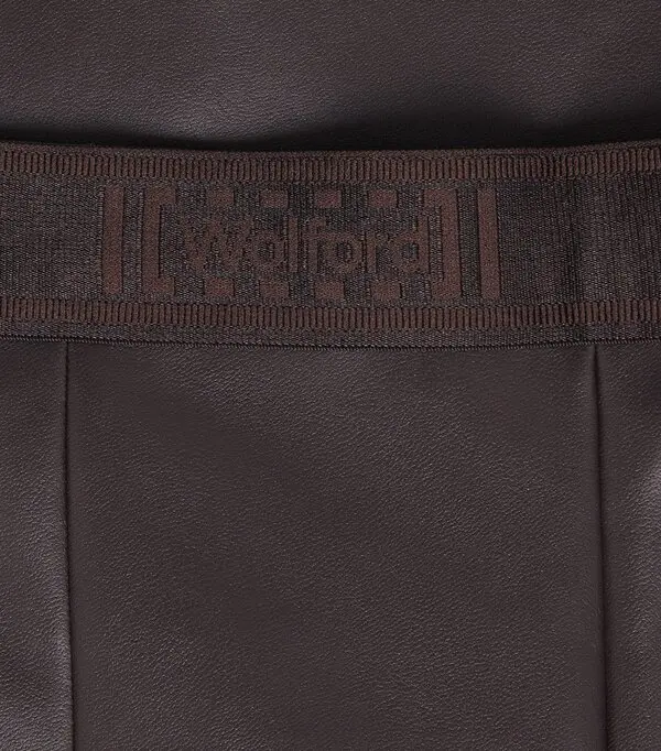 Wolford Faux-leather Jenna Cropped Trousers