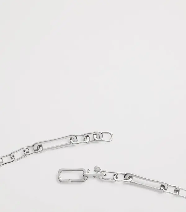 Monica Vinader Sterling Alta Duo Chain Bracelet