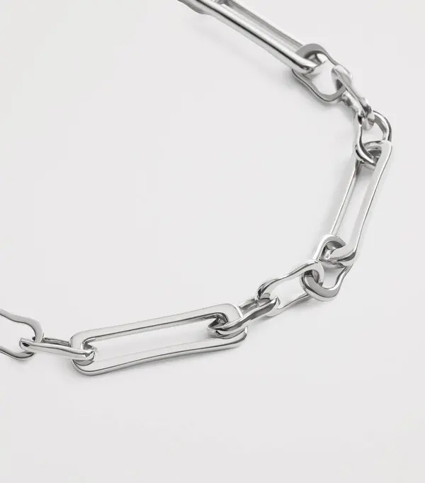 Monica Vinader Sterling Alta Duo Chain Bracelet