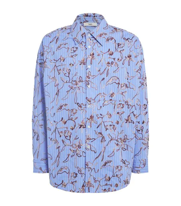 Séfr Cotton Printed Shirt
