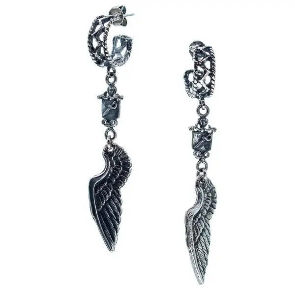 GEM KINGDOM Wing Earrings