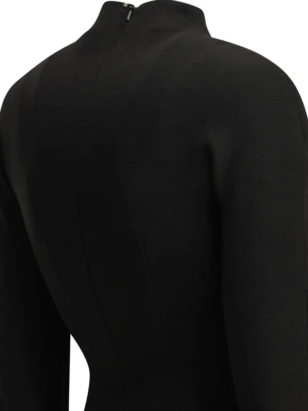Max Mara Short Dress Made Of Stretch Wool