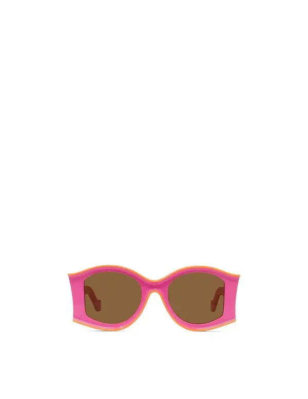 Loewe Paula S Ibiza Large Sunglasses Lw40047u - Brown