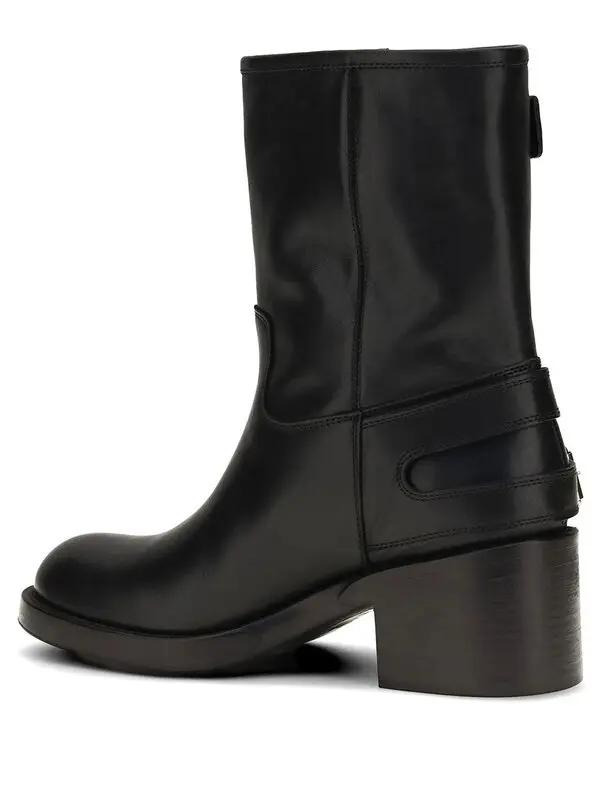 Chloé Stivaletti Dakota In Pelle Semi Lucida