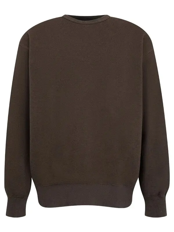 MAISON MARGIELA Felpa 4-stitches Con Inserti - Brown