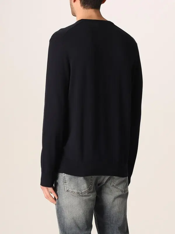 Polo Ralph Lauren Basic Knit With Embroidered Logo - Blue