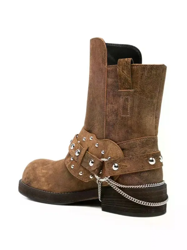 ANN DEMEULEMEESTER Studded-embellishment Boots