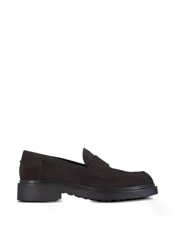 Agl Suede Loafers - Brown