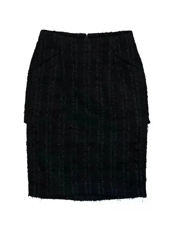 Vetements Tweed Decollage Mini Skirt