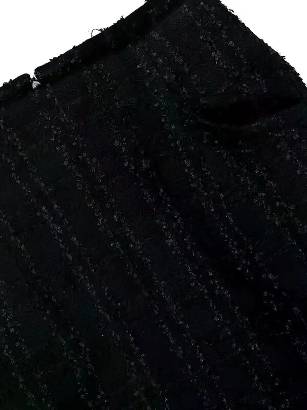 Vetements Tweed Decollage Mini Skirt