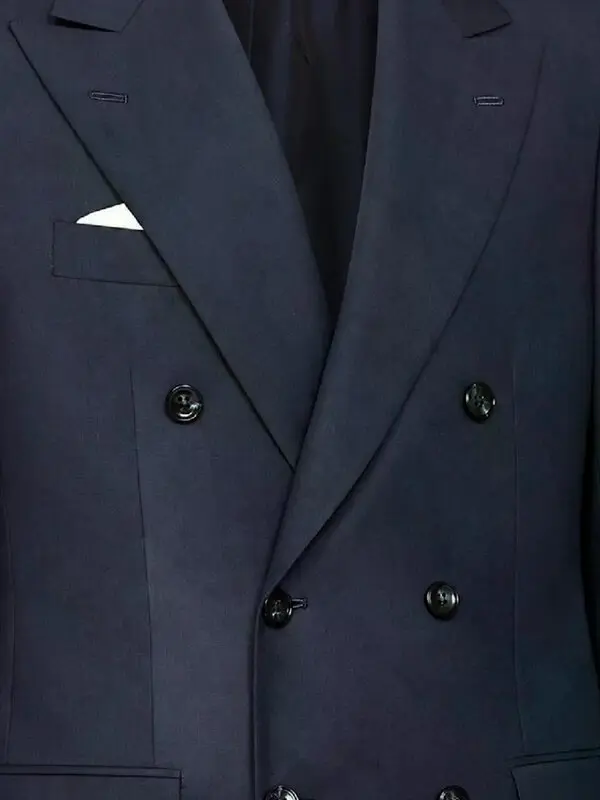 Kiton Double-breasted Wool Suit