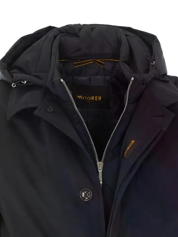 MOORER Ralli Hooded Button-up Coat