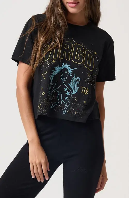 Spiritual Gangster Virgo Mercury Graphic T-shirt - Black