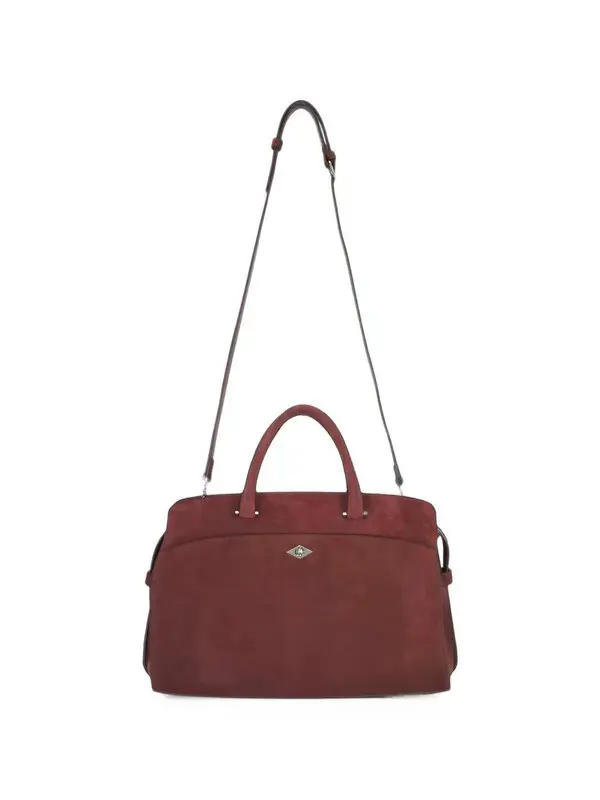 METIER Private Eye Leather Satchel Bag - Red