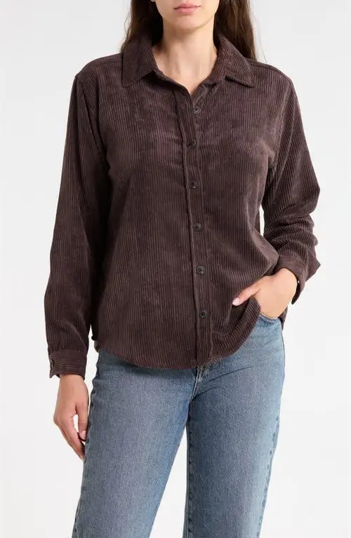 BEACHLUNCHLOUNGE Collins Corduroy Shirt - Java