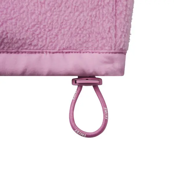 SKIMS Mock Neck Zip Up Jacket Bubble Gum | Pink | | Outdoor Fleece