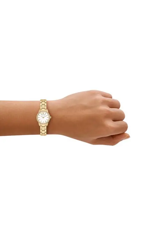 Tory Burch Mini Miller Pave Bracelet Watch
