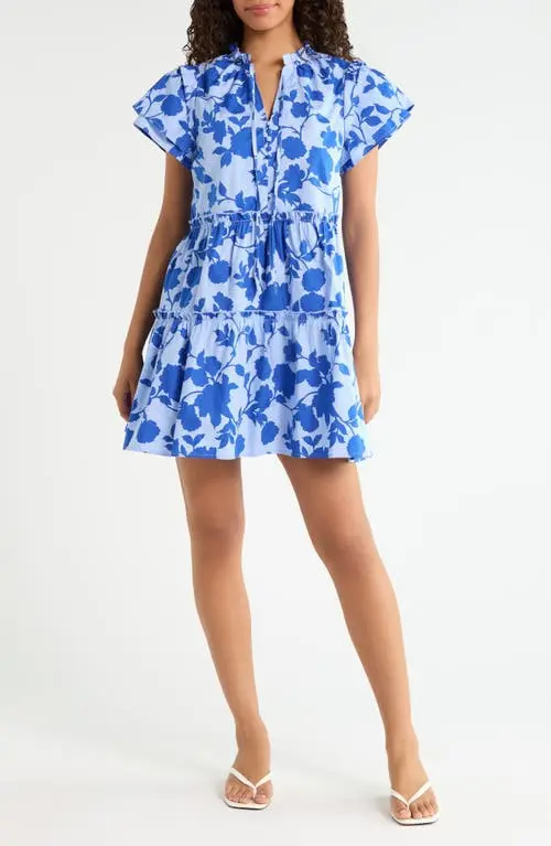 SUGARLIPS Palma Empire Waist Tiered Dress