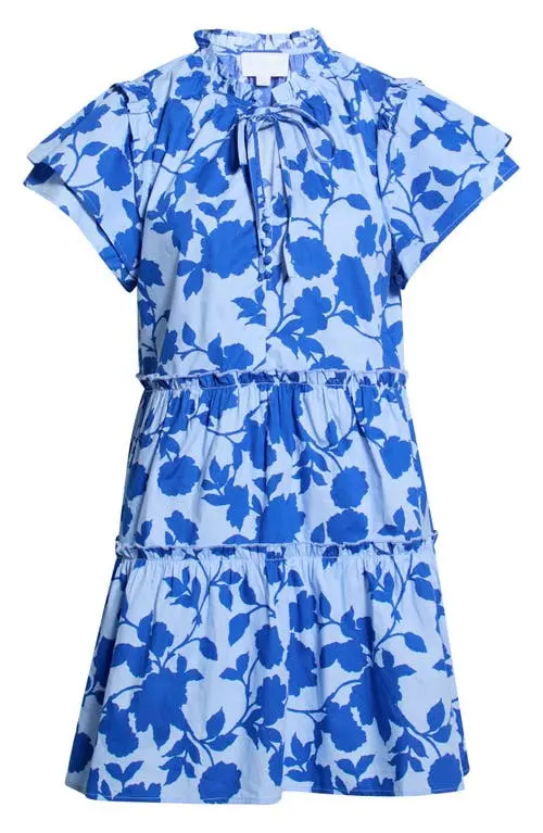 SUGARLIPS Palma Empire Waist Tiered Dress