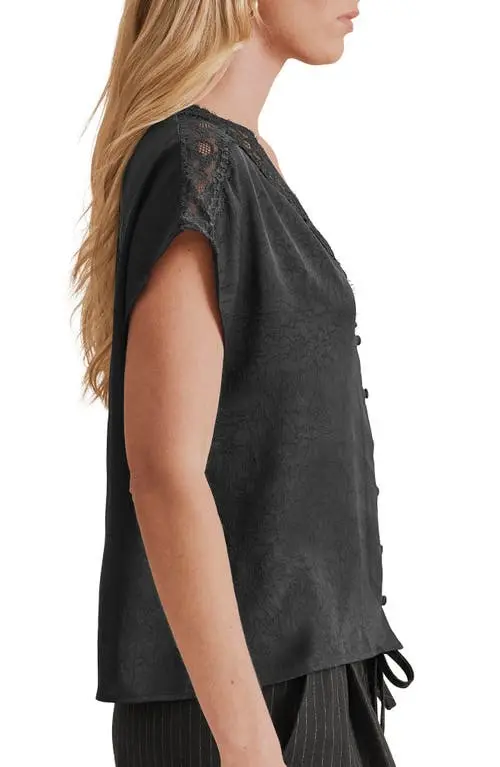 Splendid Adalyn Lace Trim Top