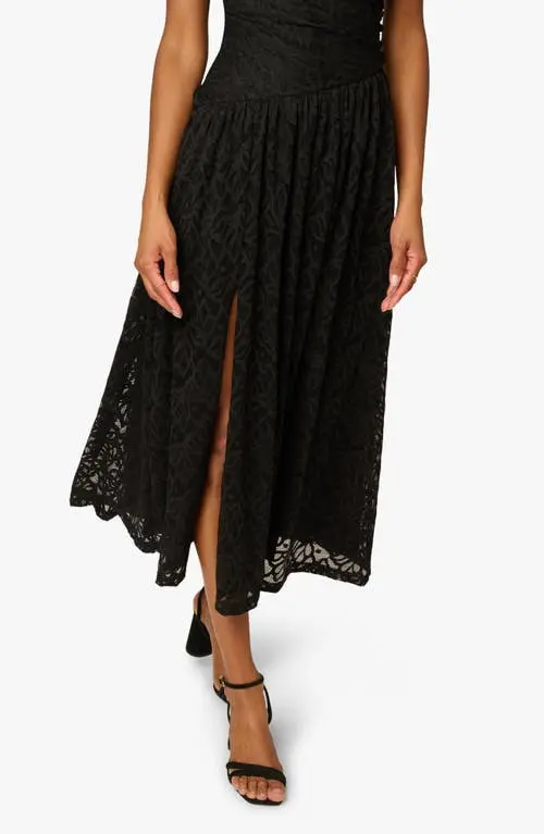 Adrianna Papell Stretch Lace Midi Dress