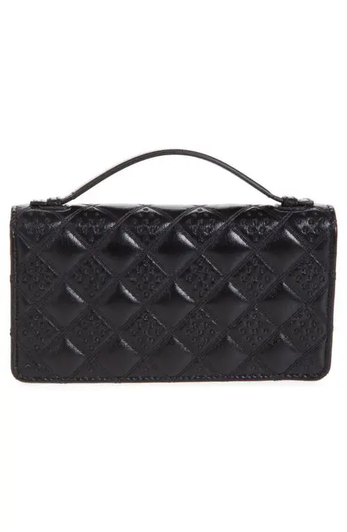 Valentino Garavani Flutterby Quilted Leather Wallet On A Chain