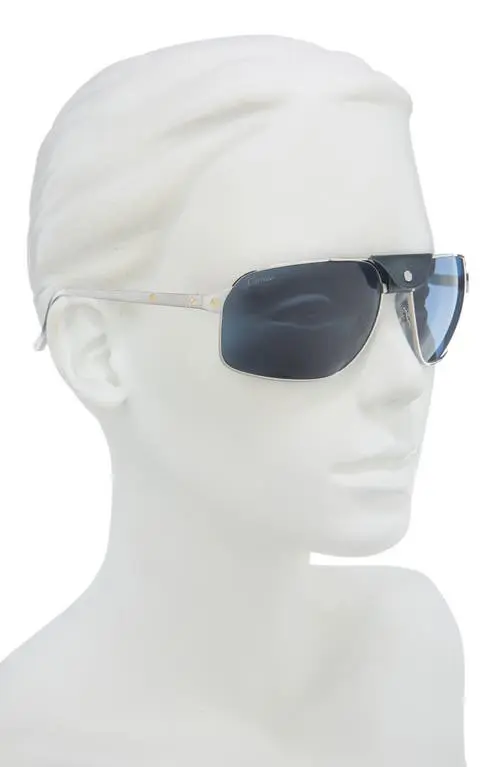 Cartier 64mm Oversize Navigator Sunglasses