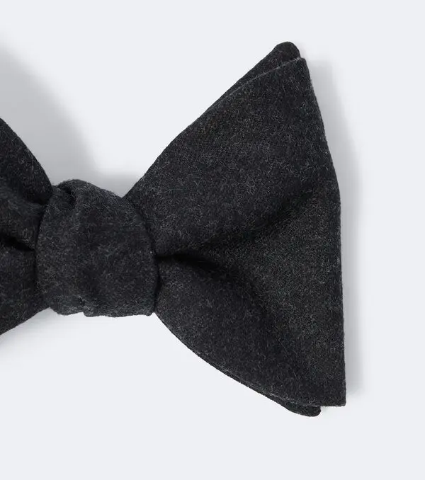 Brunello Cucinelli Virgin Wool Bow Tie
