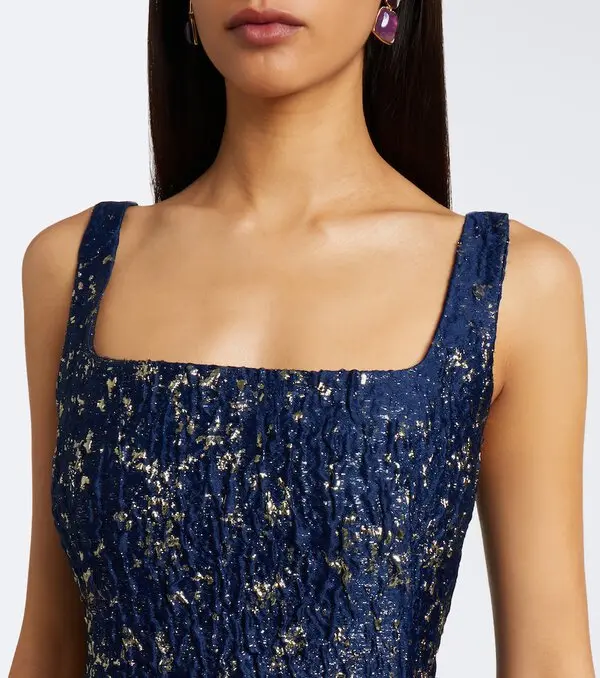 Simkhai Virette Jacquard Cocktail Dress