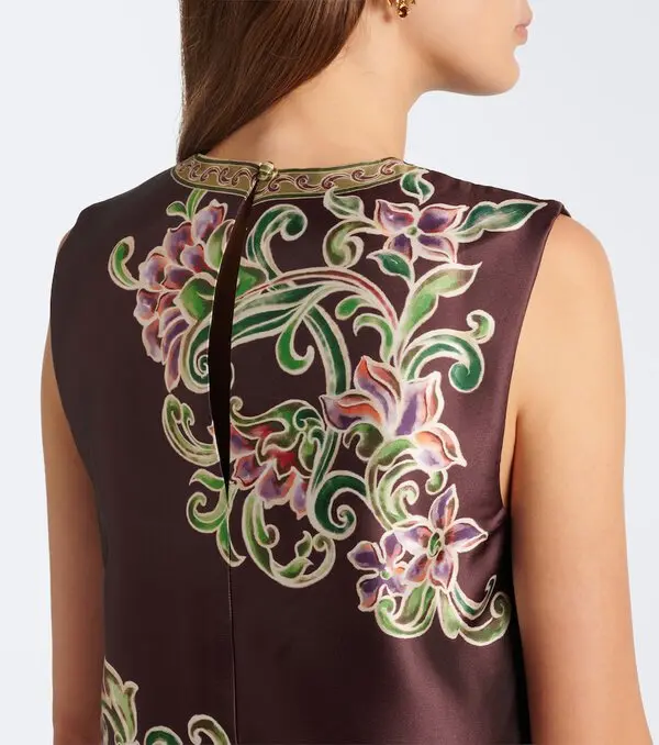 ALEMAIS Alémais Josie Floral Satin Top