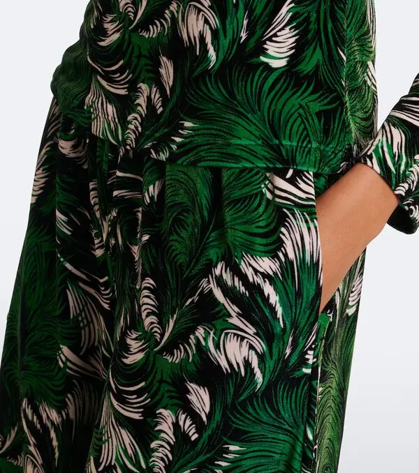 La DoubleJ Printed Velvet Top
