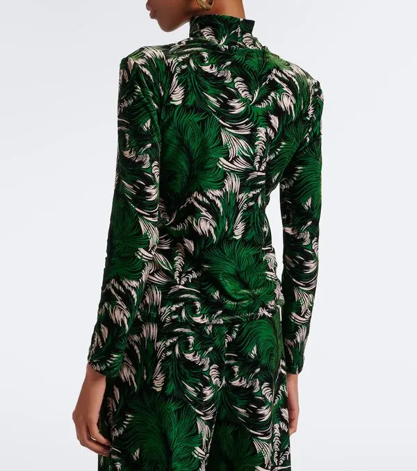 La DoubleJ Printed Velvet Top