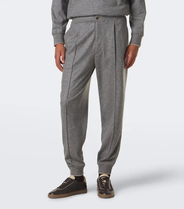 Brunello Cucinelli Cashmere Slim Pants