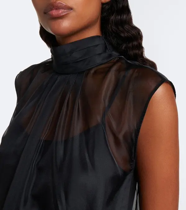 Simkhai Shirya Fringed Organza Minidress