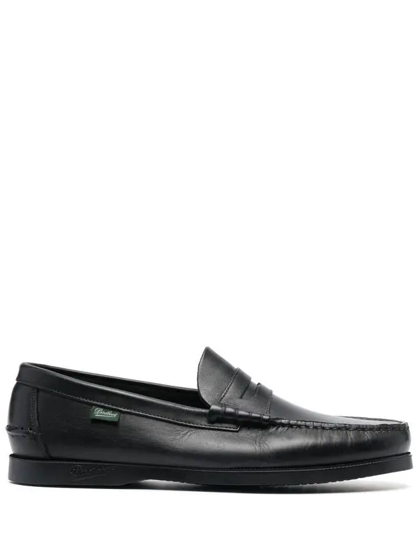 Paraboot Mocassini Coraux In Pelle Liscia - Black