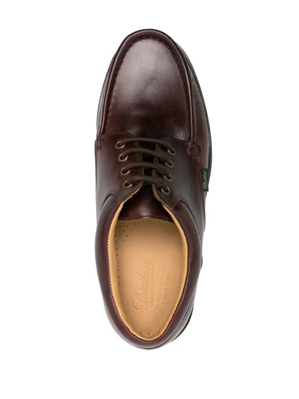 Paraboot Scarpe Da Barca Thiers In Pelle Liscia - Brown