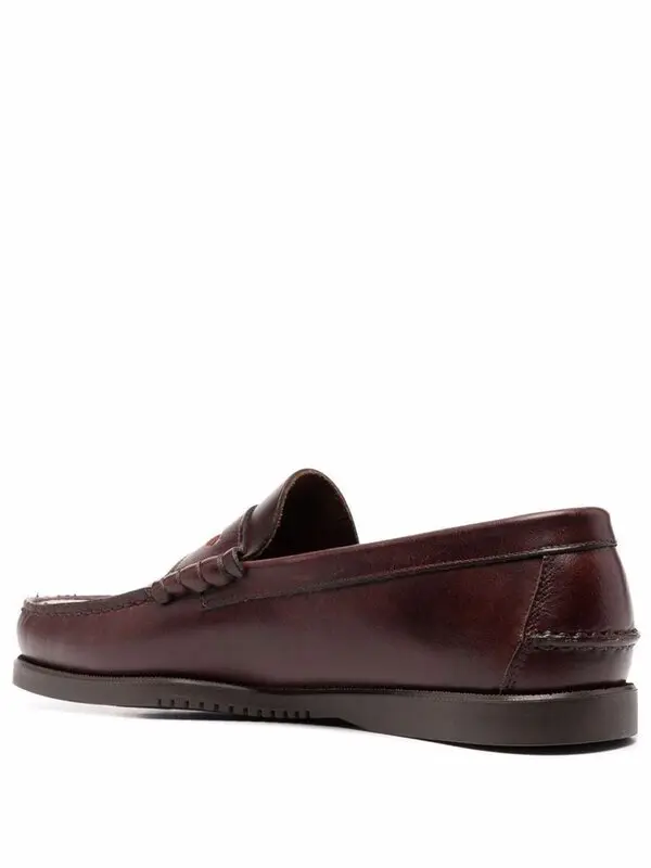 Paraboot Mocassini Penny Coraux In Pelle - Brown