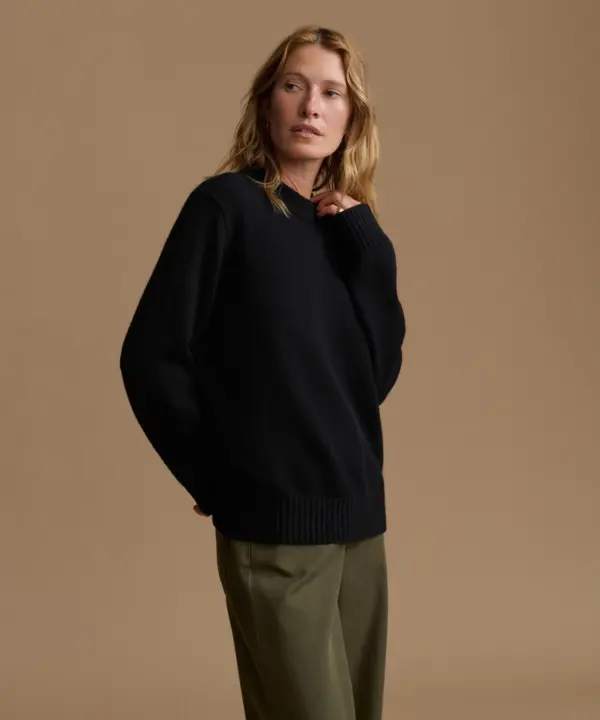 Jenni Kayne Cashmere Oversized Crewneck Top