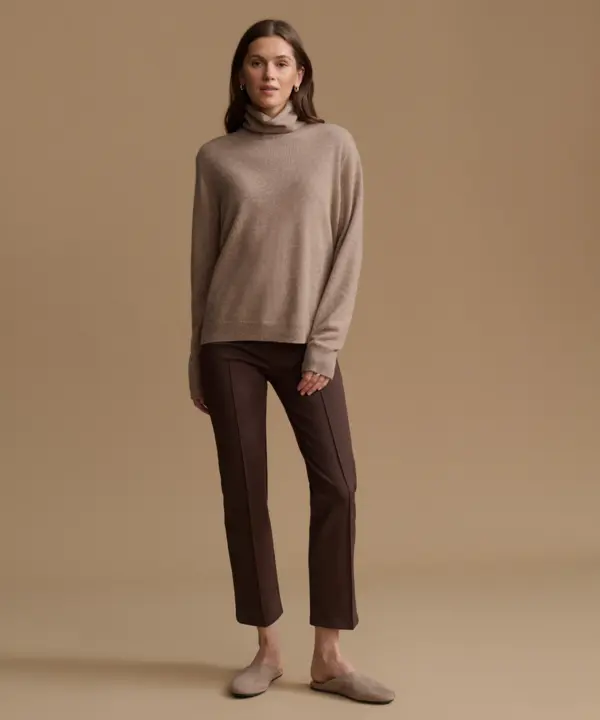 Jenni Kayne Flynn Cashmere Turtleneck Top