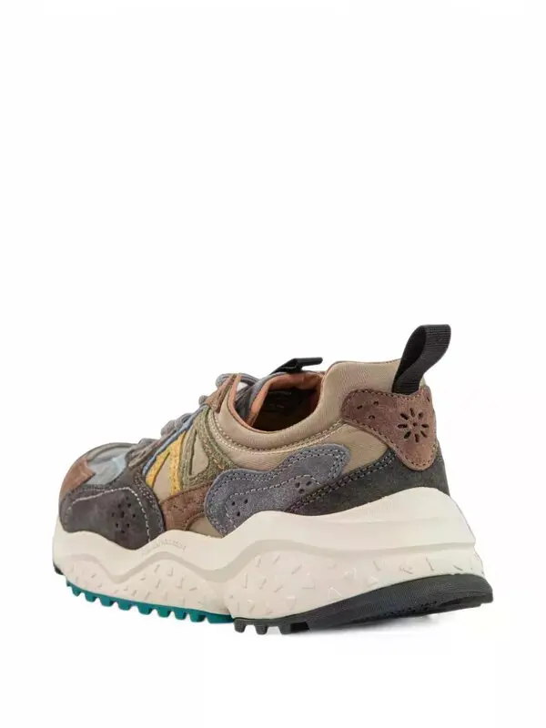 FLOWER MOUNTAIN Solin Panelled Suede Sneakers