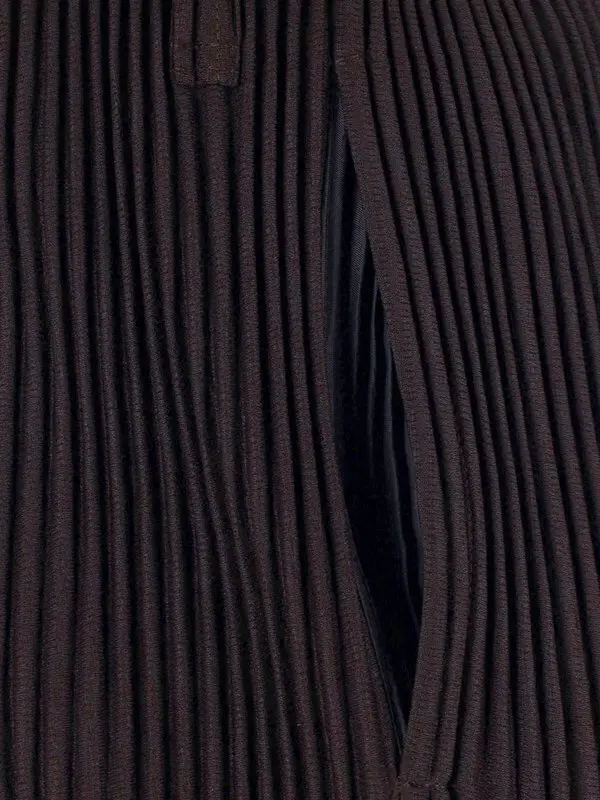 Issey Miyake Straight Pleated Trousers