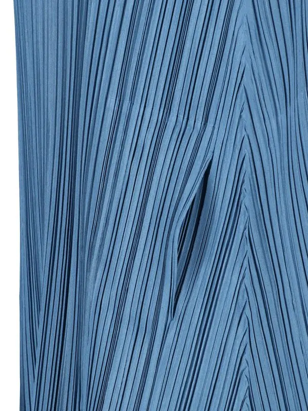 Issey Miyake Pleated Midi Dress "mellow Pleats