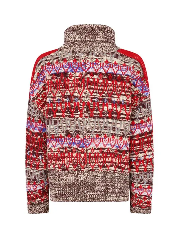 Dries Van Noten Jacquard Wool And Cashmere Cardigan
