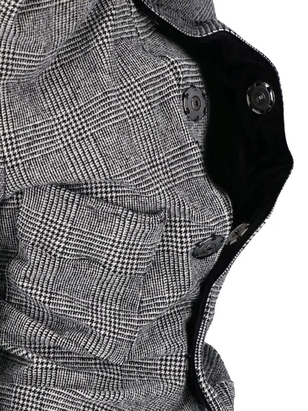 Junya Watanabe Asymmetrical Wool-blend Jacket - Gray