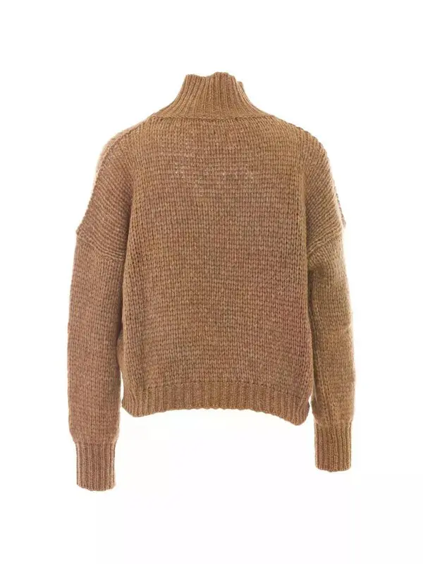 ROBERTO COLLINA Ribbed-knit Roll-neck Sweater