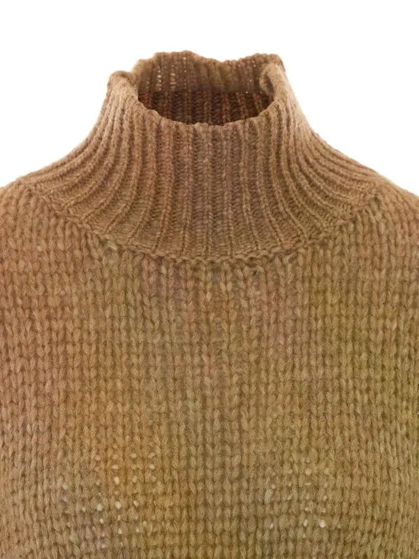 ROBERTO COLLINA Ribbed-knit Roll-neck Sweater
